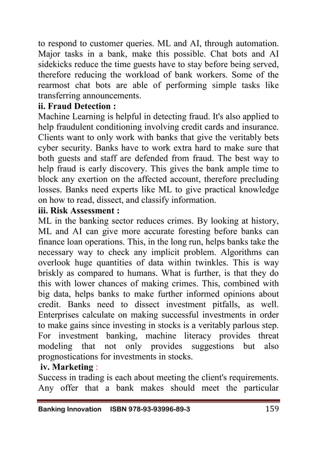 AI AND ML IN BANKING SECTOR | PDF