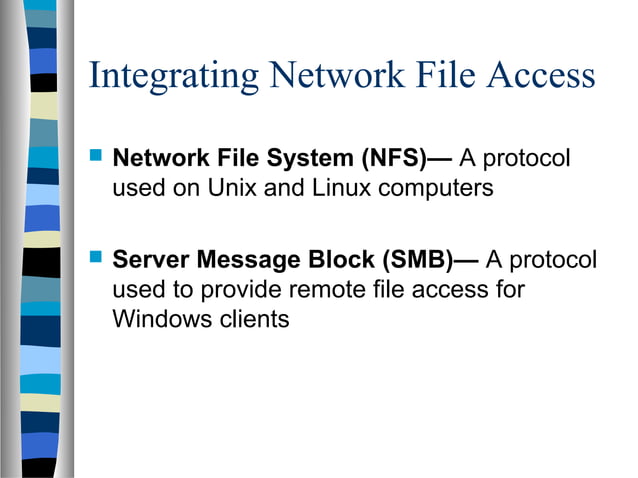 file transfer and access utilities | PPT