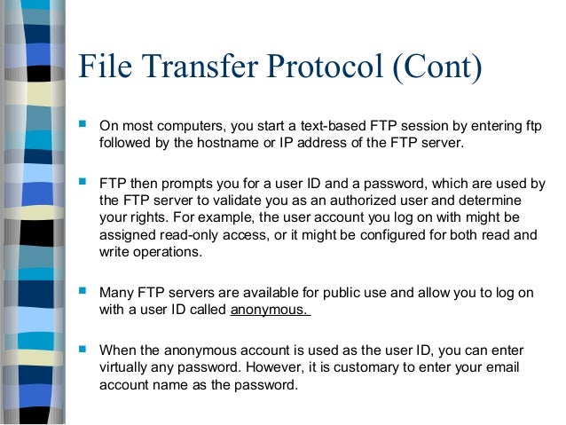 file transfer and access utilities