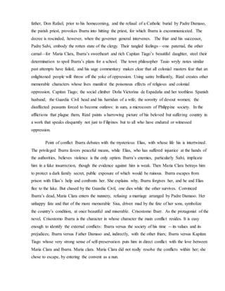 Noli Me Tangere And El Filibusterismo Summary | DOCX