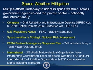 Space Weather Impacts on Critical Infrastructure | PPTX