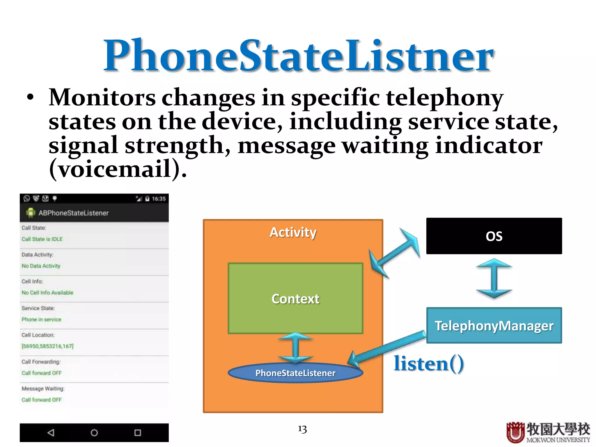 Android Sensor Manager Ppt