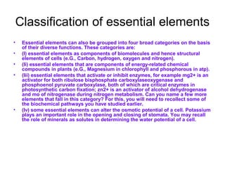 12. Mineral Nutrition | PPT