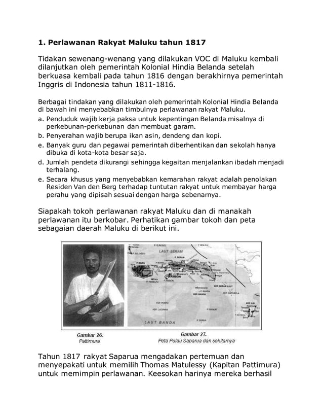 12. perlawanan rakyat maluku tahun 1817 | DOCX