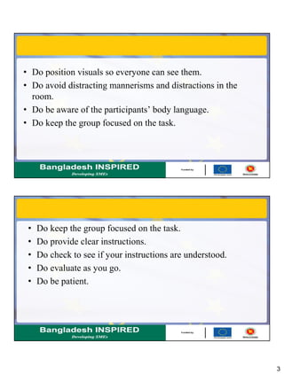 12. do's and don’ts of training | PDF