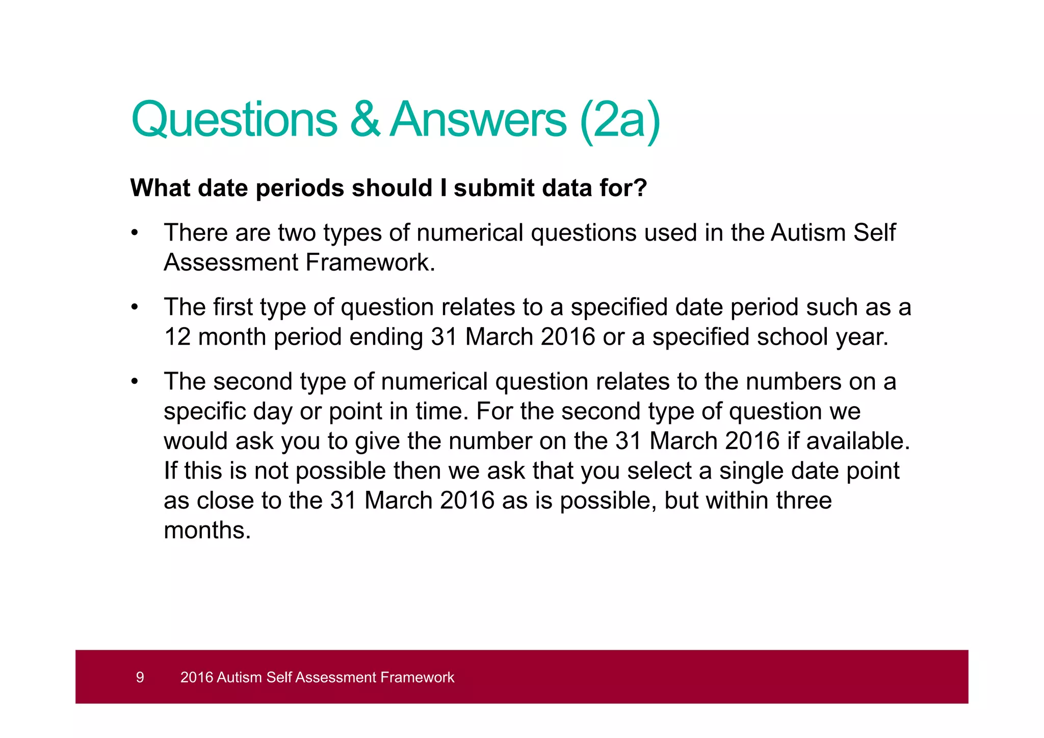 12. autism self assesssment framework | PDF