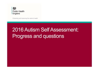 12. autism self assesssment framework | PDF