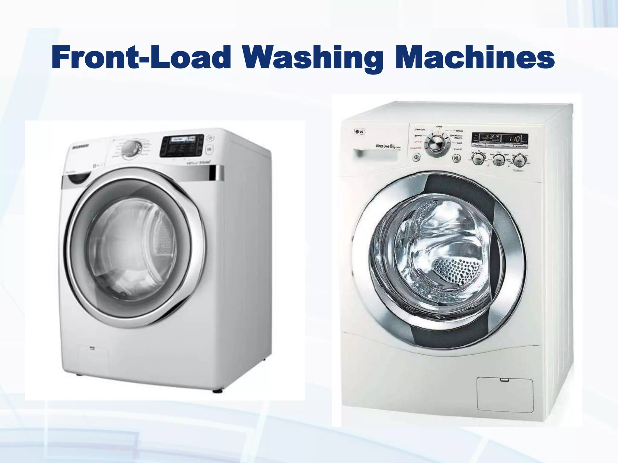 Types and Uses of Washing Machines and Dryers | PPTX
