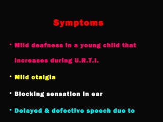 Suppurative Otitis Media