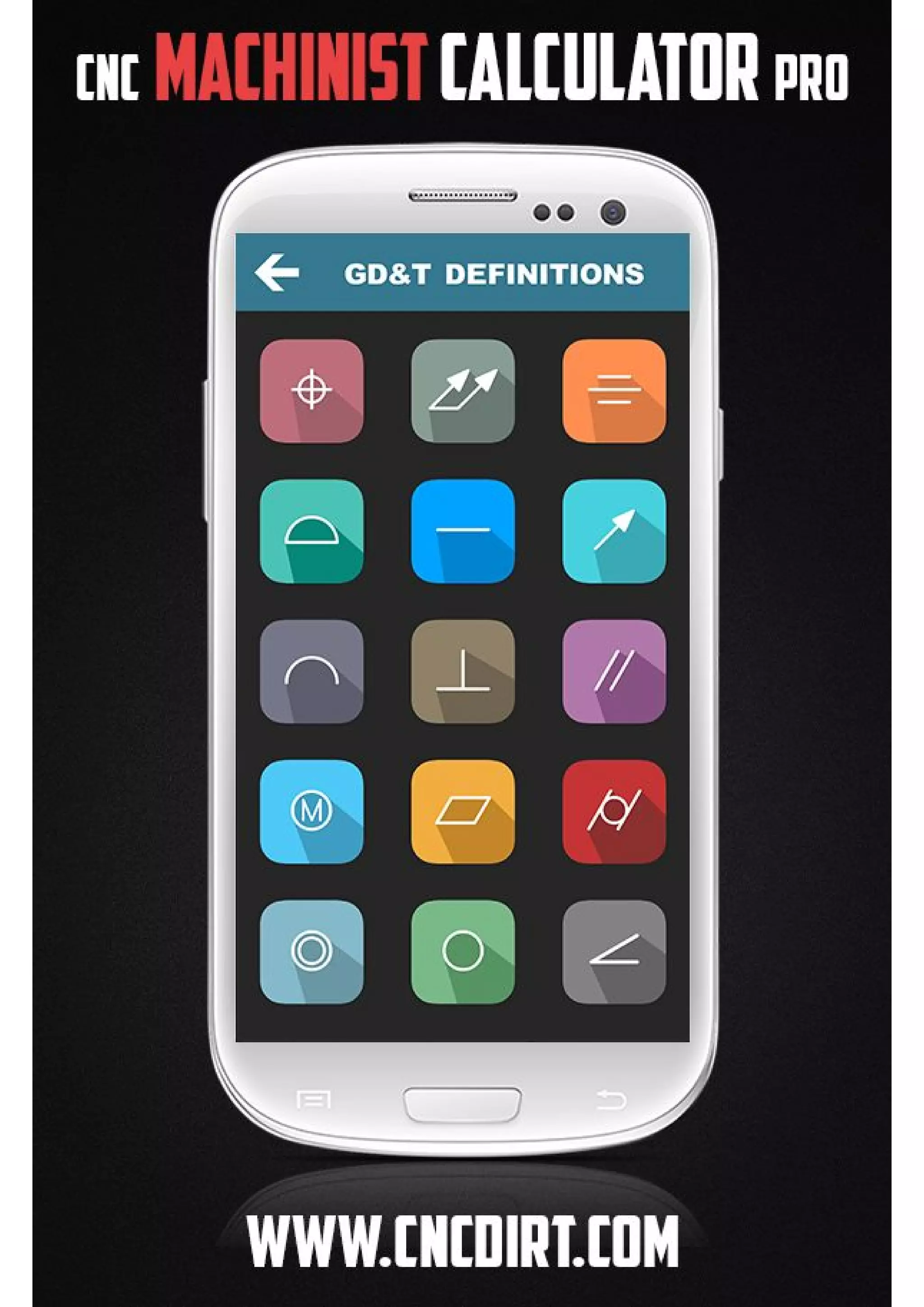 CNC Machinist Calculator Pro: GD&T Definitions | PDF