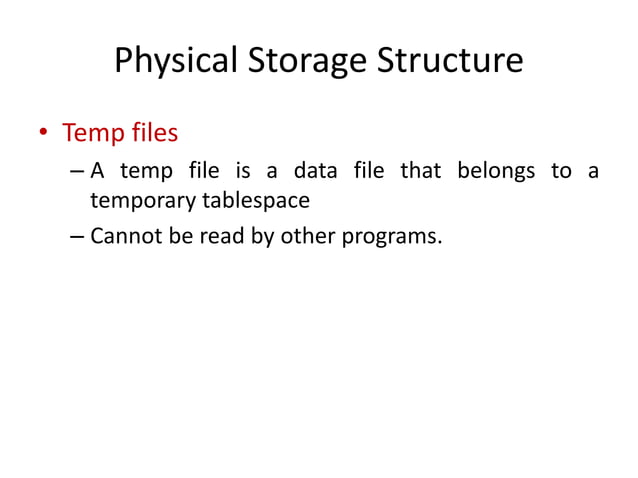 12 Oracle Database Architecture Pptx Databases Computer Software