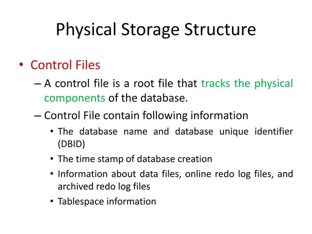 12 Oracle Database Architecture Pptx Databases Computer Software 2171