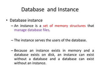 12. oracle database architecture | PPTX