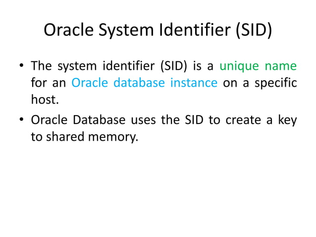 12 Oracle Database Architecture Pptx Databases Computer Software