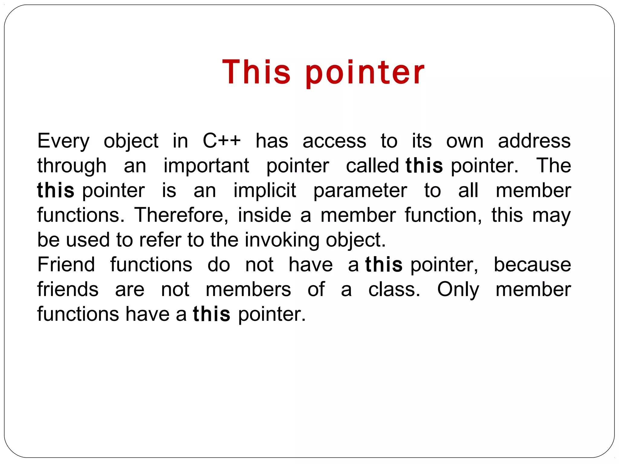 Friend Function C Ppt