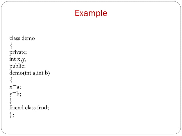 Friend Functionc Ppt 8211