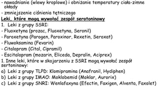 12. zespób serotoninowy | PPTX