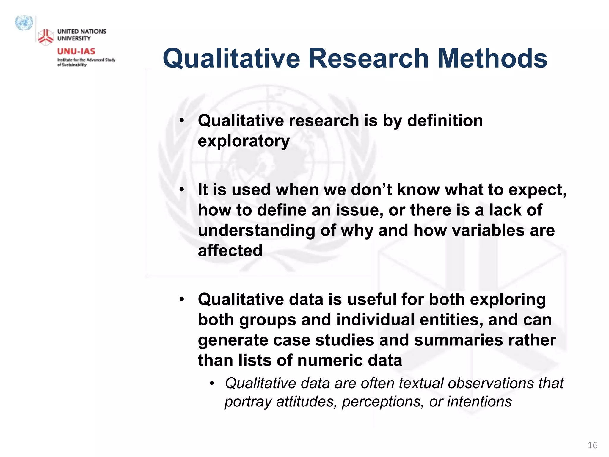 Research Methodology Workshop - Quantitative and Qualitative | PPT