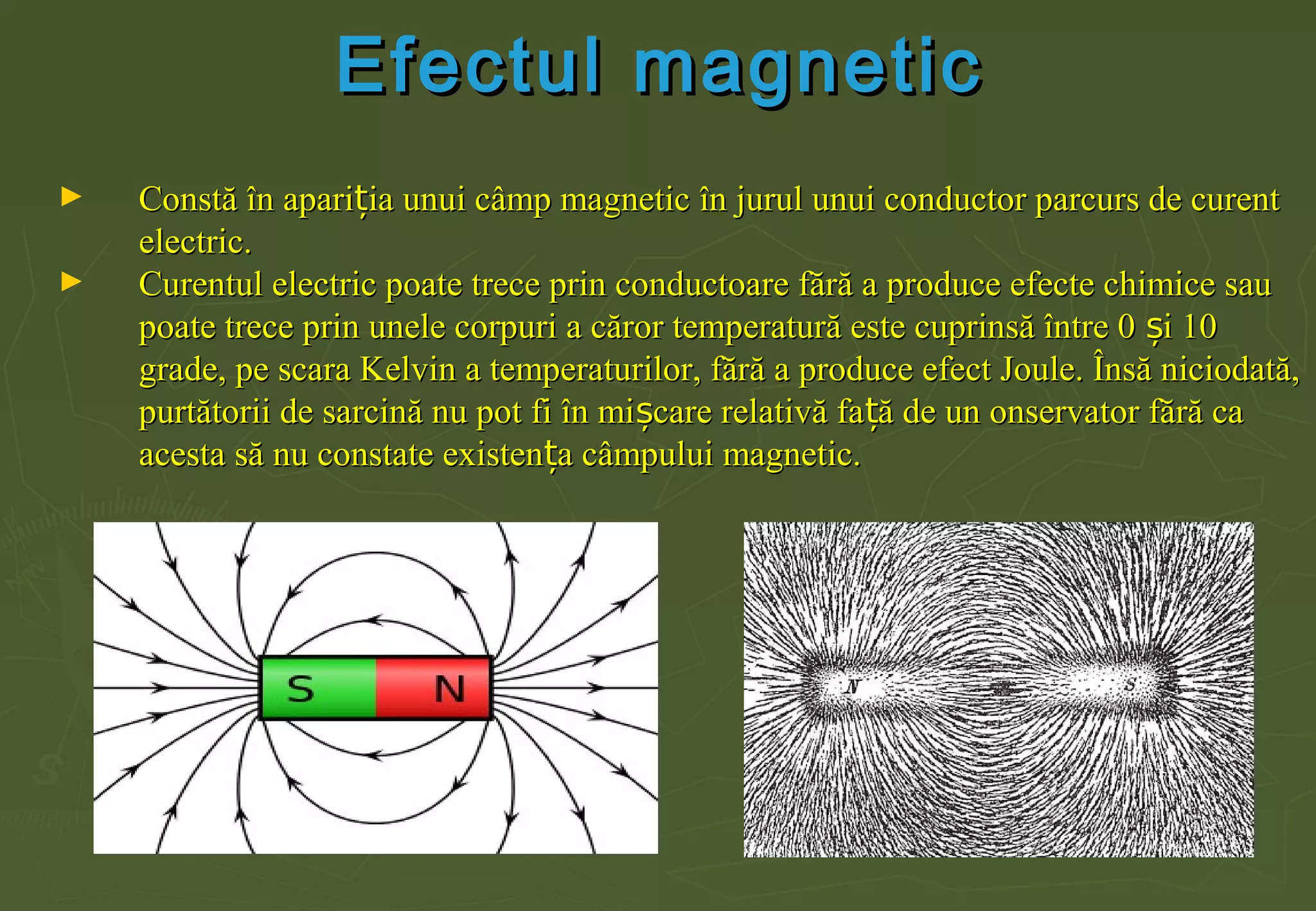 12. danciu ioana xe-efectul magnetic al curentului electric | PPT