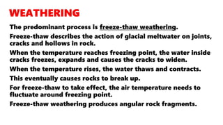 GEOGRAPHY YEAR 10: GLACIAL LANDSCAPE. GLACIATION. | PPTX