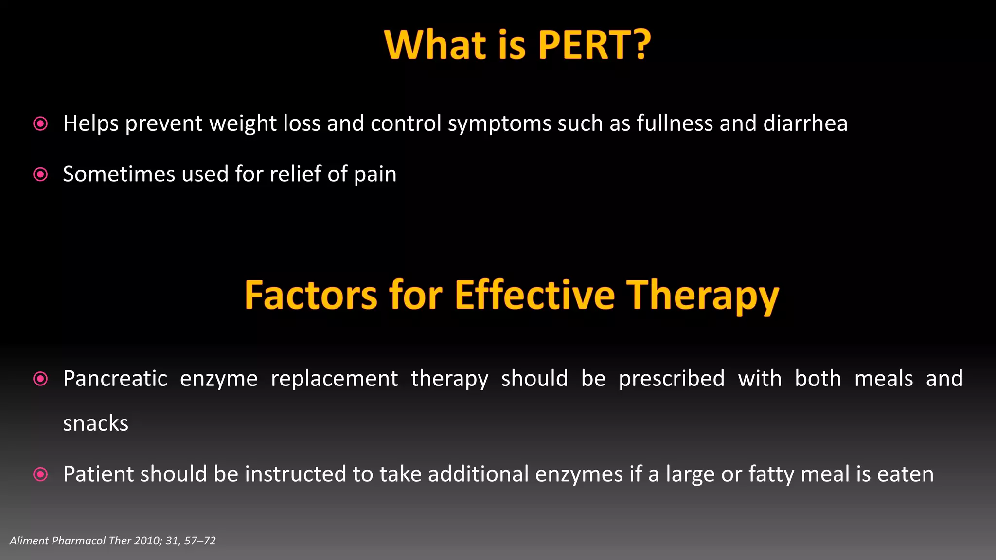 Basics of Pancreatitis and Pancreatic Exocrine Insufficiency | PPTX