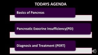 Basics of Pancreatitis and Pancreatic Exocrine Insufficiency | PPTX ...