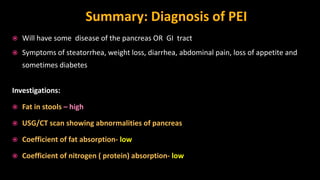 Basics of Pancreatitis and Pancreatic Exocrine Insufficiency | PPTX
