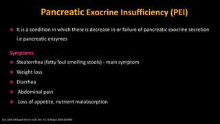 Basics of Pancreatitis and Pancreatic Exocrine Insufficiency | PPTX ...