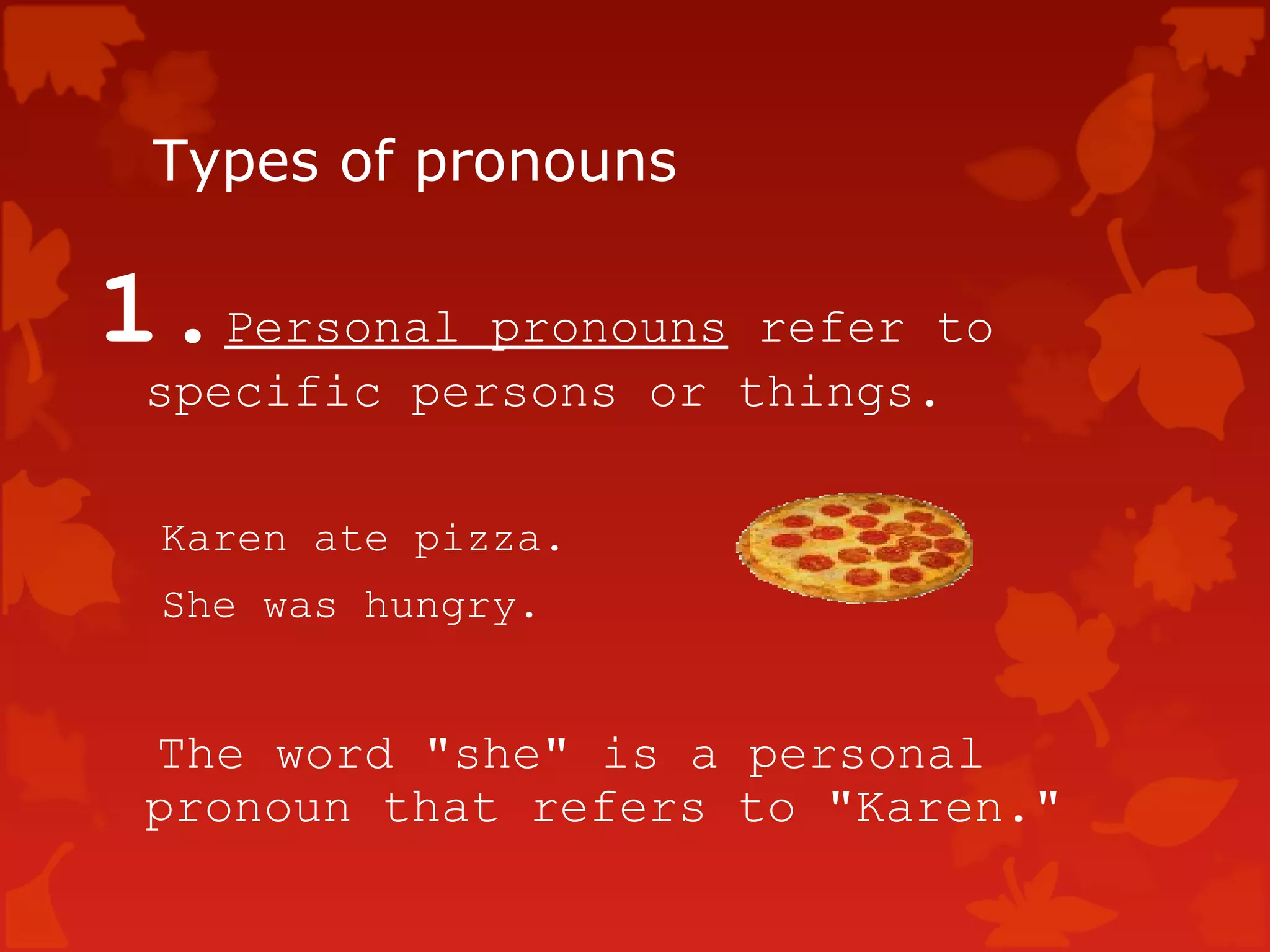 12.pronoun and types | PPT