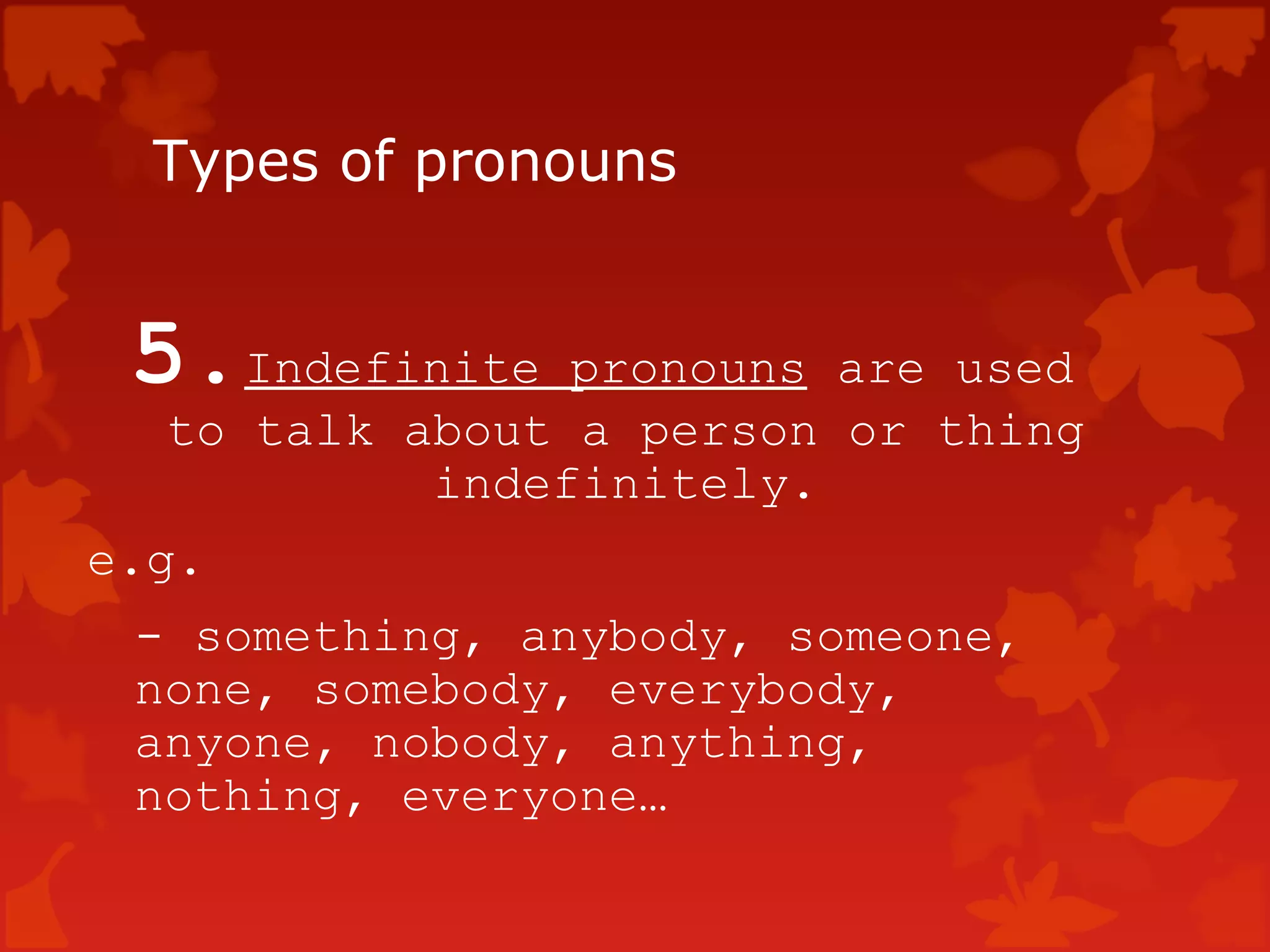 12.pronoun and types | PPT