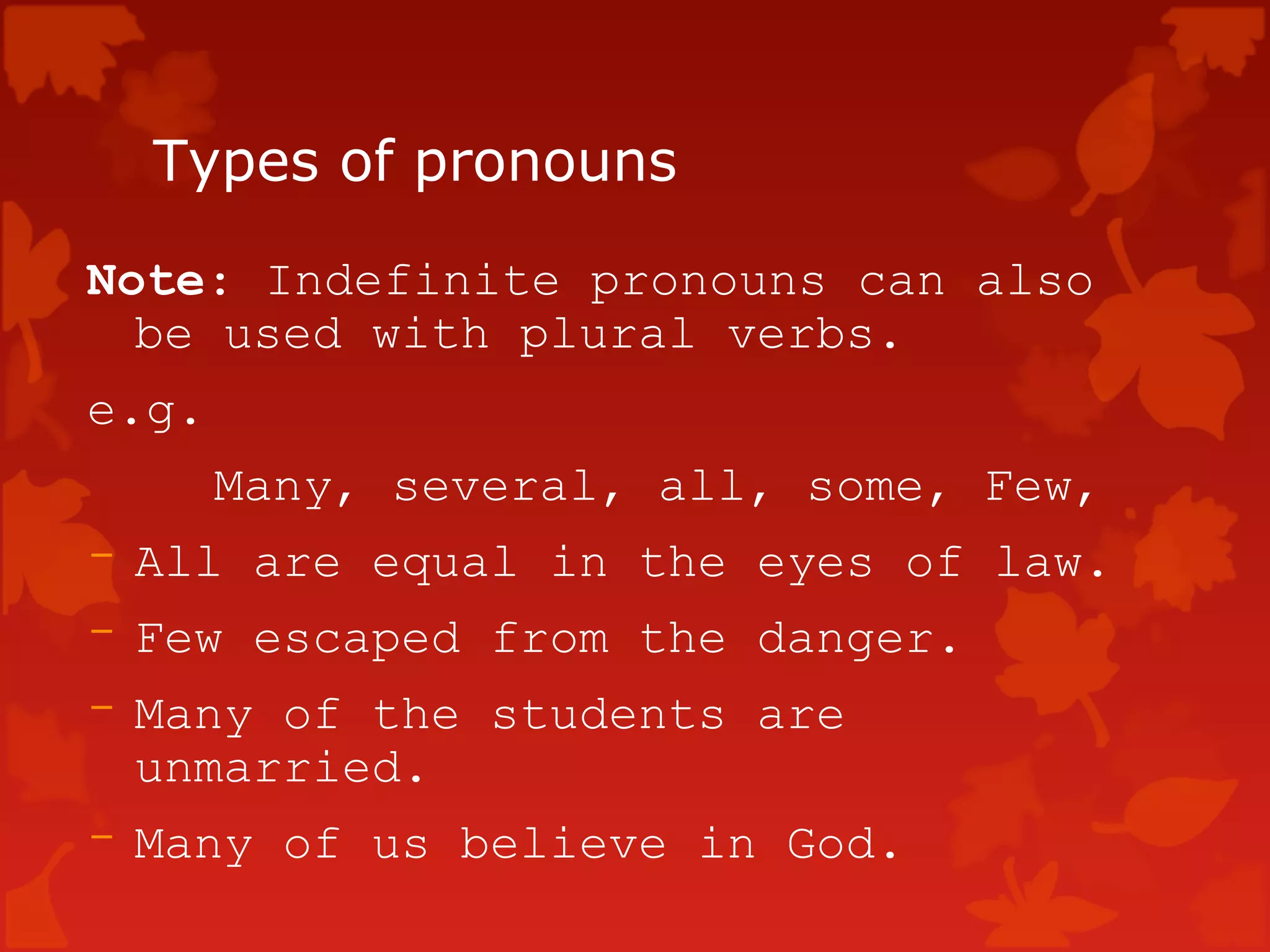12.pronoun and types | PPT