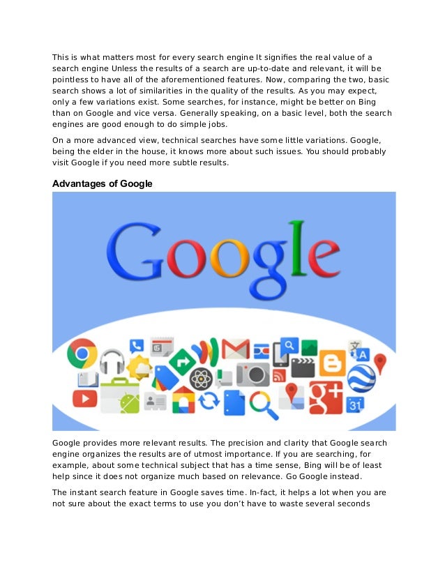 Bing vs Google - which search engine is better