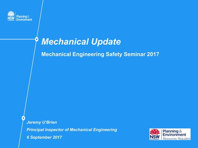 Mechanical Update - Jeremy U'Brien | PPT