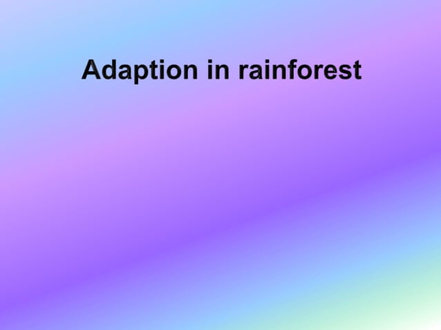adaption of different animal | PPTX