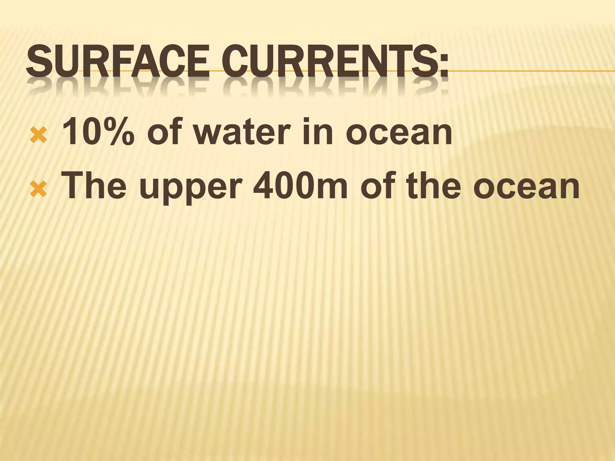 Marine Ocean Current Notes | PPT