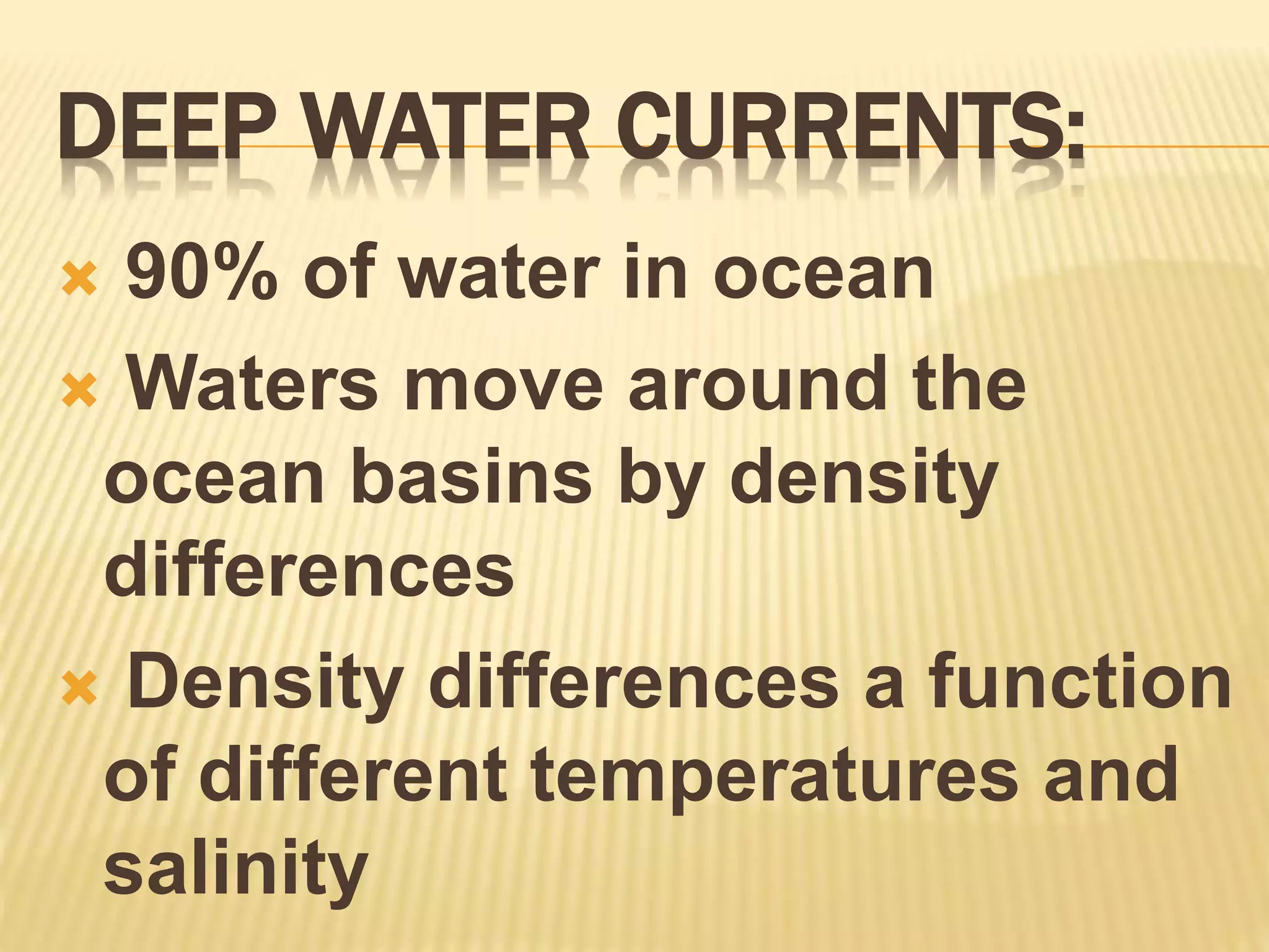 Marine Ocean Current Notes | PPT