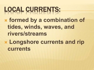 Marine Ocean Current Notes | PPT