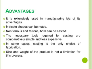12.casting of metals | PPTX