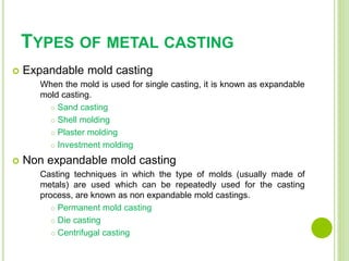12.casting of metals | PPTX