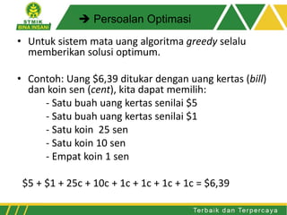 Pertemuan 12 Algoritma Greedy | PDF