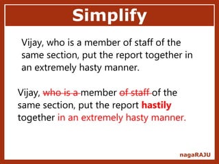 wrting Exercises | PPTX