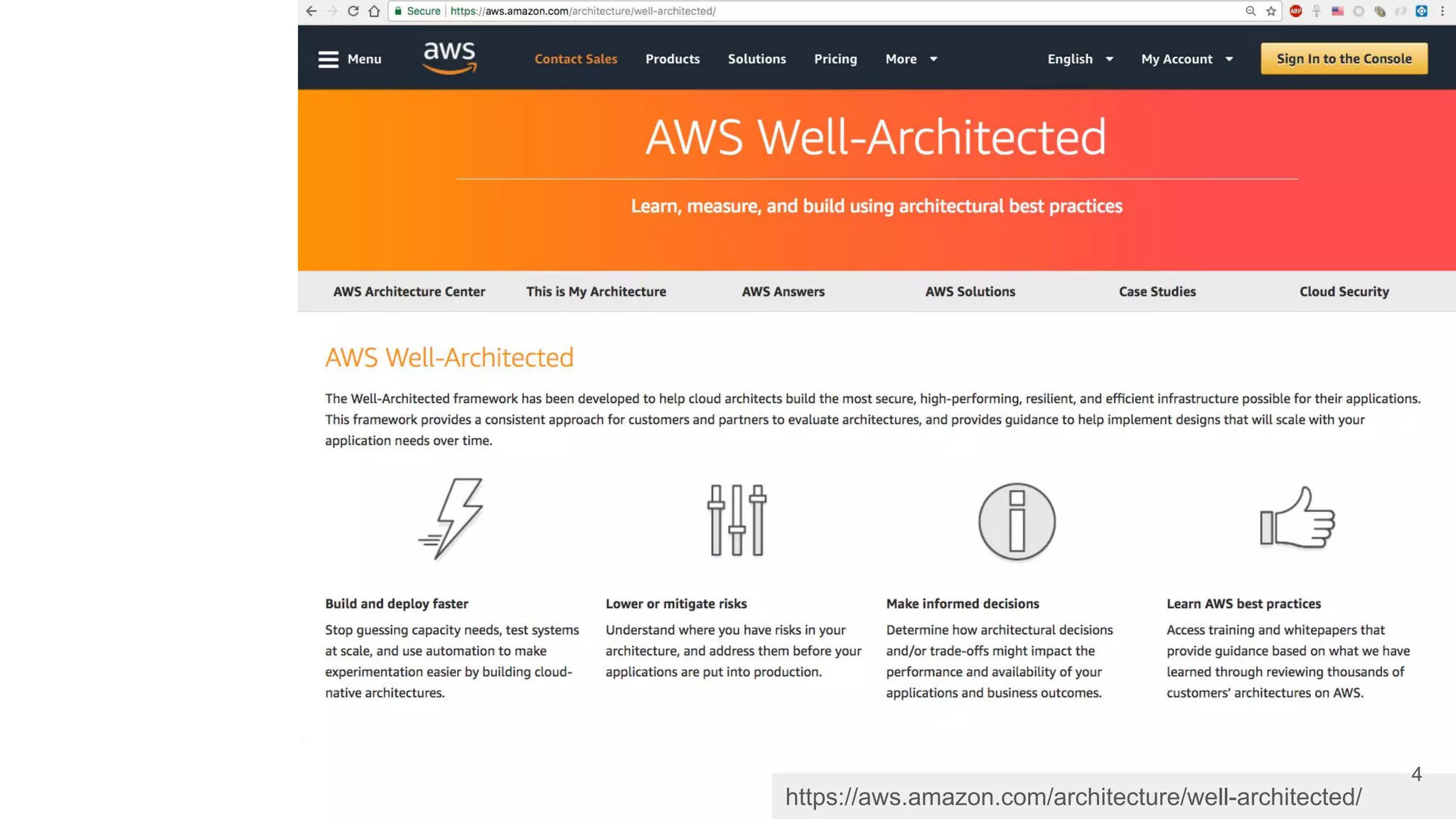 AWS Well-Architected Framework (nov 2017) | PDF