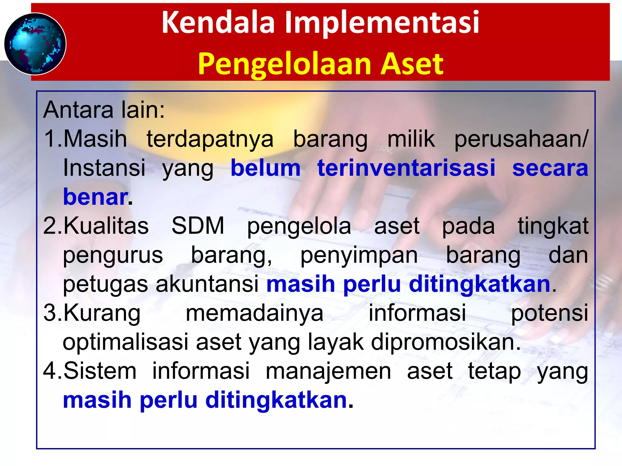 Konsep dan Ruang Lingkup Manajemen Aset_Materi Training "MANAJEMEN ...