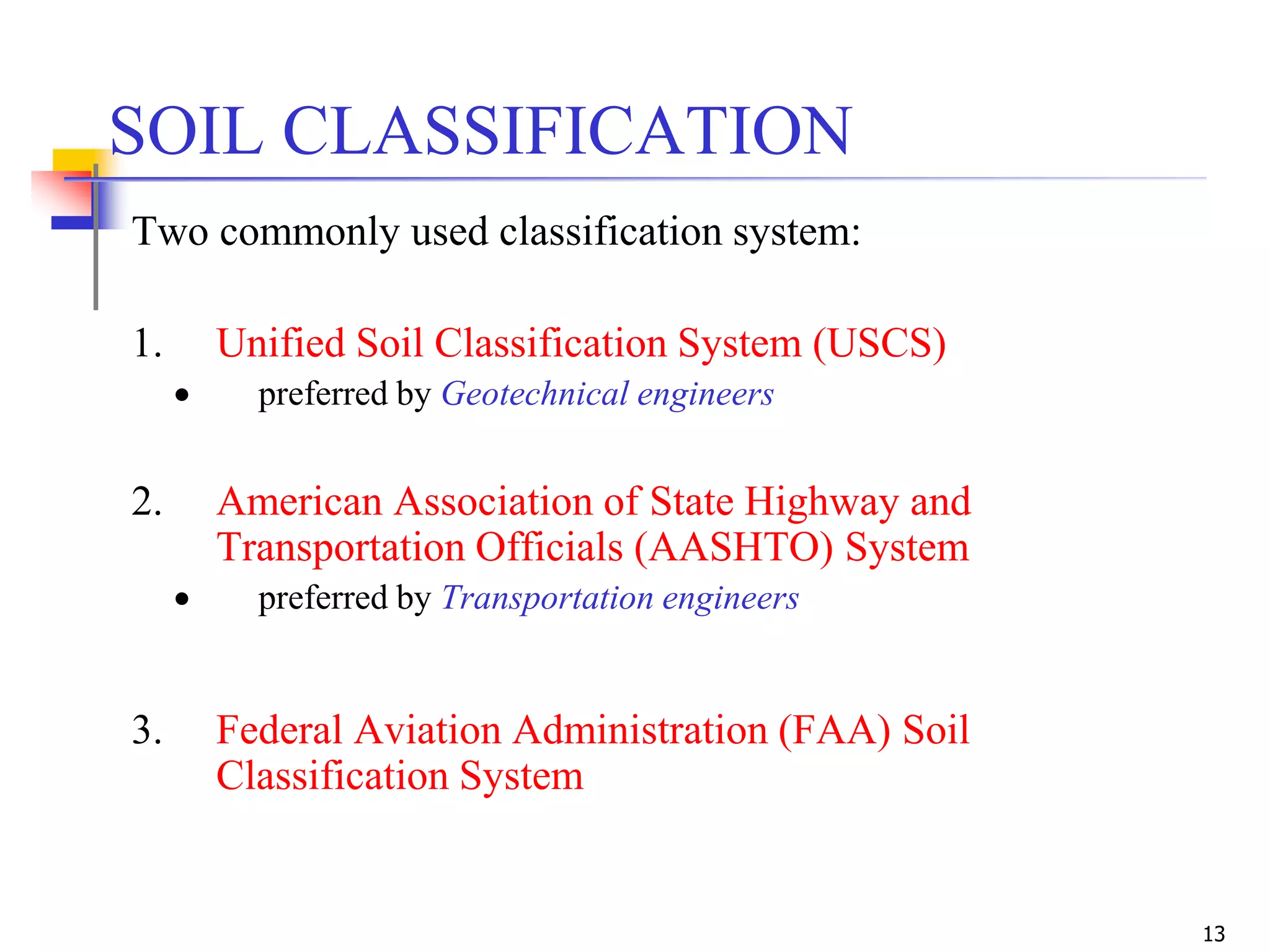 Geotechnical Engineering-I [Lec #12: AASHTO Soil Classification] | PPSX ...
