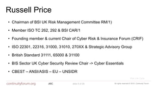 Cyber Essentials and BSI standards - managing the business risk | PPTX
