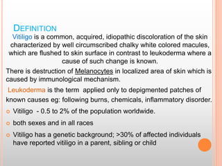12. Vitiligo | PPTX