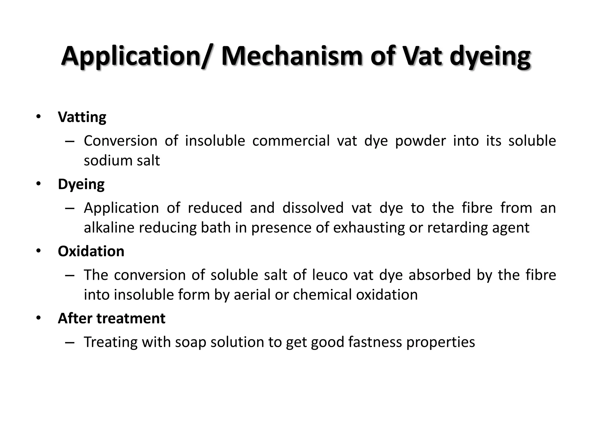 Vat dye | PPTX