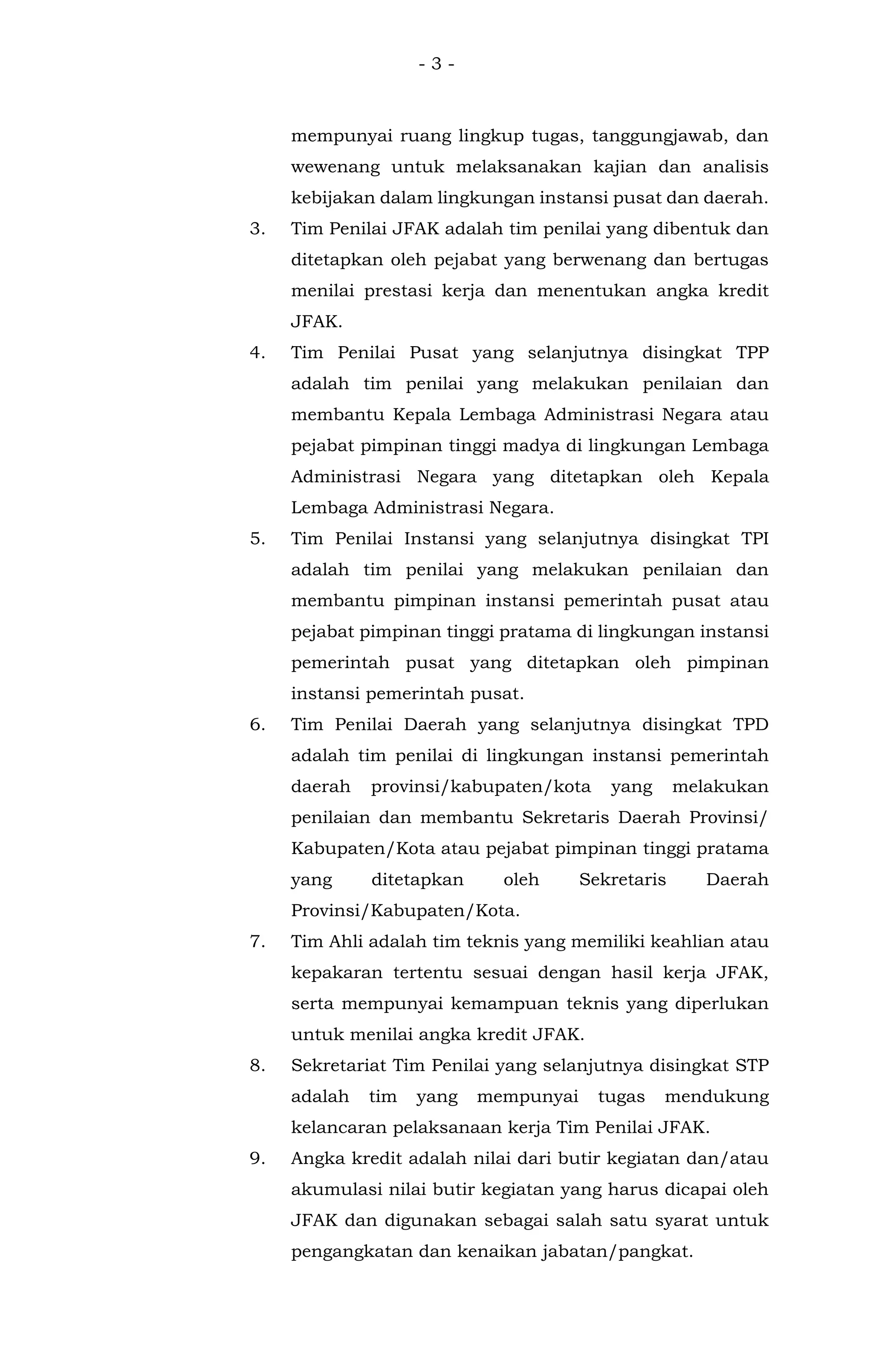 perka lan 22 tahun 2017 tentang pedoman tata kerja tim penilai jfak dan penilaian angka kredit ...