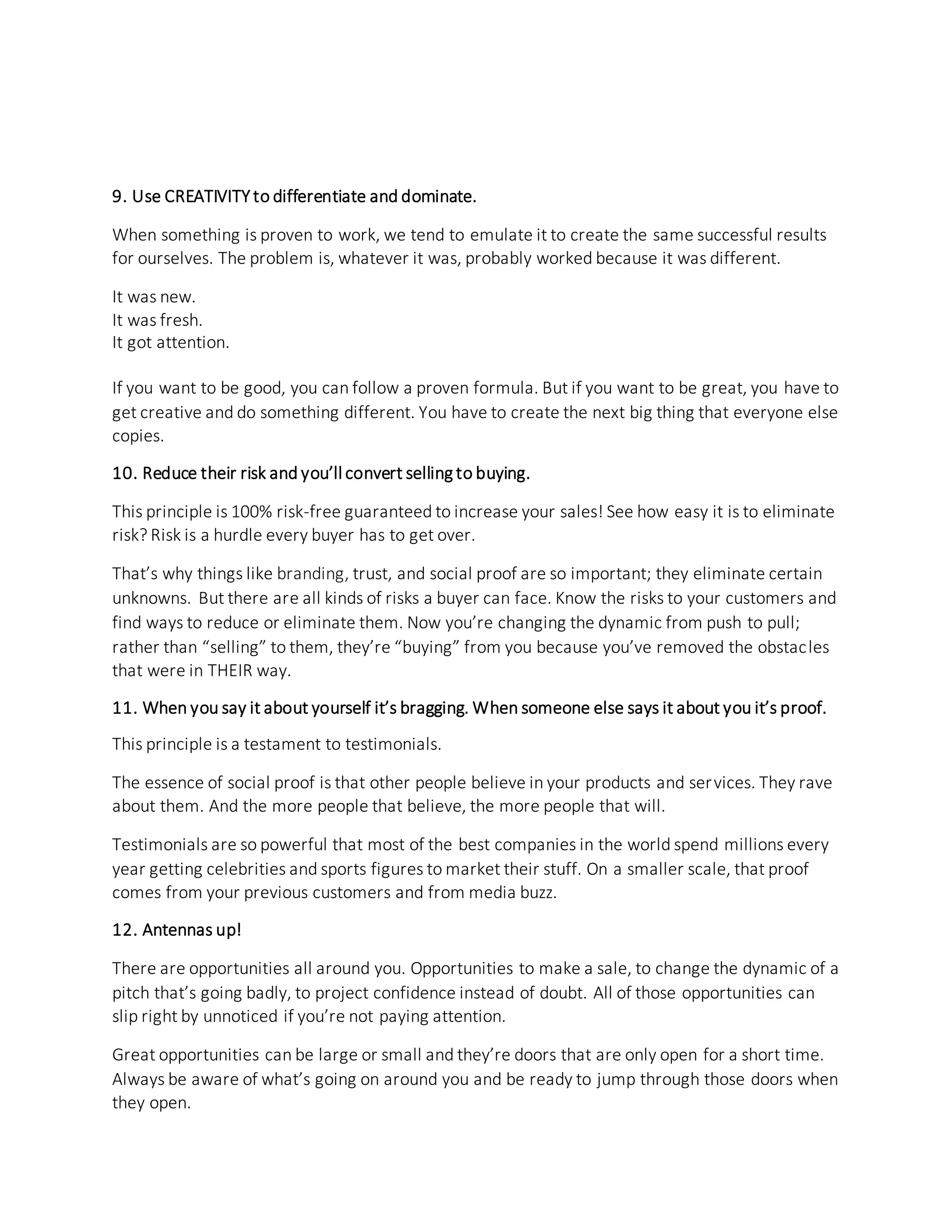 12.5 Principles of Sales Greatness from the Little Red Book of Selling ...