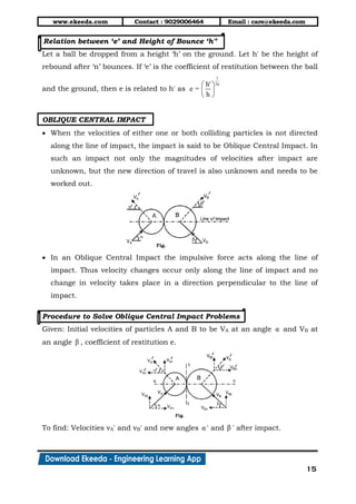 12. kinetics of particles impulse momentum method | PDF